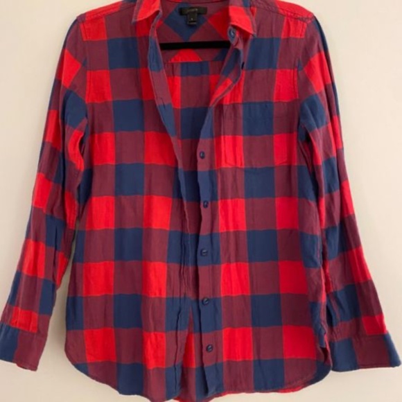 J. Crew | Tops | Jcrew Button Flannel | Poshmark